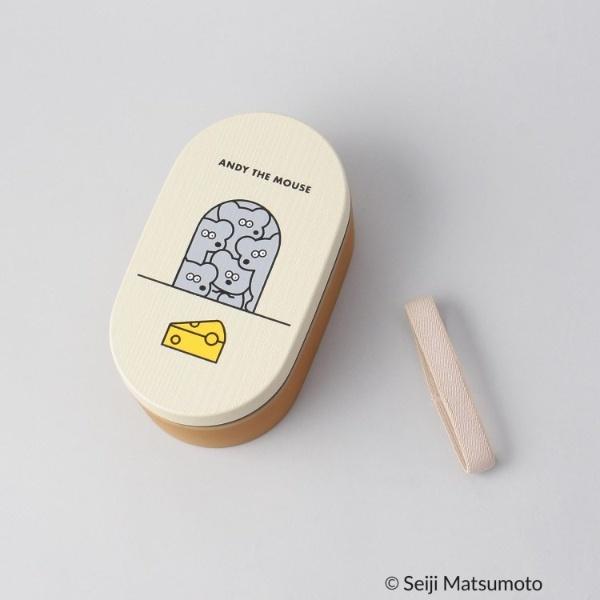 型番：N7865507ブランド：212キッチンストア商品名：木目小判型弁当箱 IV ＜ANDY THE MOUSE＞カラー：その他