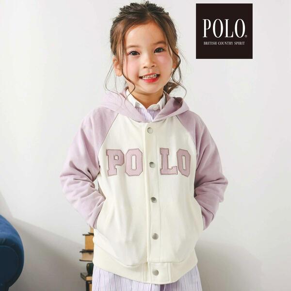 型番：1805-71046ブランド：スラップスリップ商品名：【POLO BCS(ポロ・ビーシーエス)×SLAP SLIPコラボ】フード付きロゴ刺しゅうパーカー(カラー：ピンク/ブルー