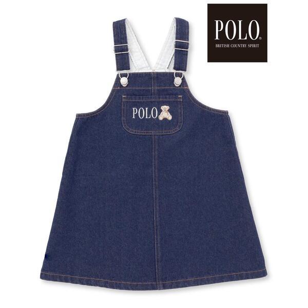 型番：1803-71022ブランド：スラップスリップ商品名：【POLO BCS(ポロ・ビーシーエス)×SLAP SLIPコラボ】胸ポケット付きデニムジャンパースカラー：ネイビー/ブルー