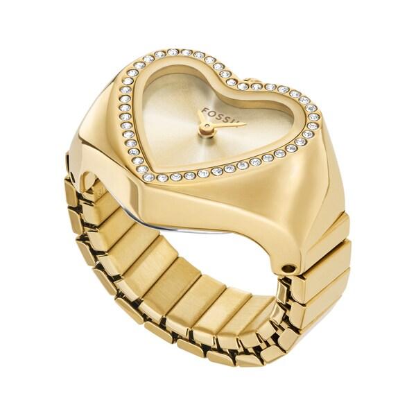 型番：ES5407ブランド：フォッシル商品名：フォッシル リングウォッチ レディース アナログ ES5407 時計 指輪カラー：ゴールド