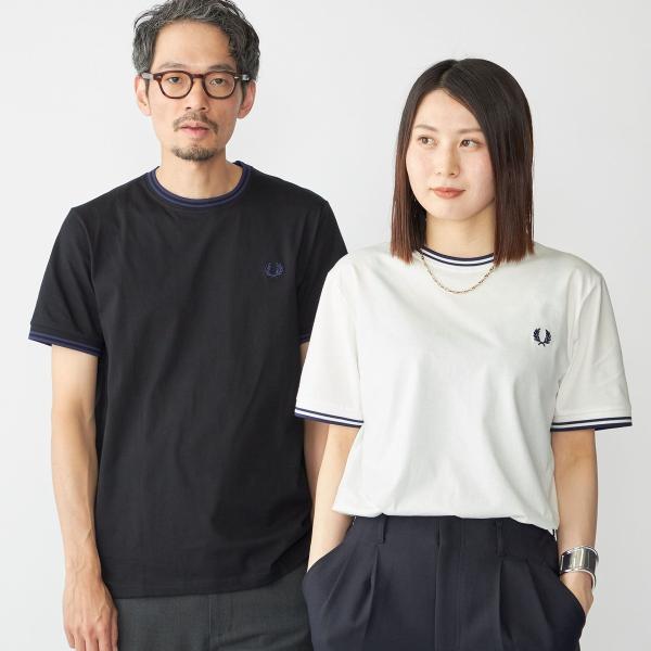 型番：112170107ブランド：シップス商品名：【SHIPS別注】FRED PERRY: M1588 TWIN TIPPED Tシャツカラー：ホワイト/ホワイト系/ブラック