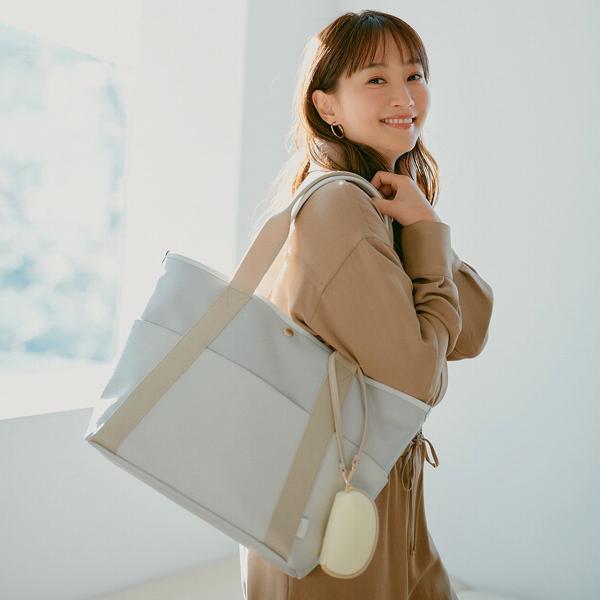 型番：503086100125ブランド：トプカピ商品名：【TOPKAPI × 藤本美貴さん】スコッチグレイン トートバッグ L/マザーズバッグ/撥水カラー：サンドグレー/ミルクティ/ネイビー/ブラック