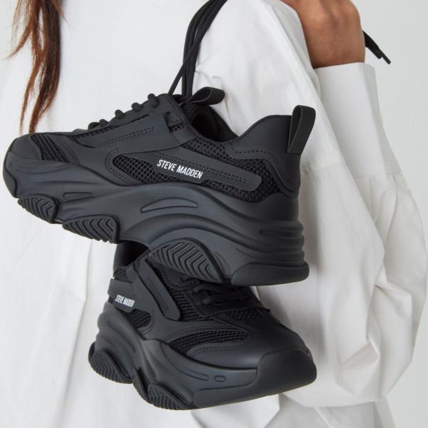 型番：POSSESSION-RSブランド：スティーブマデン商品名：ボリュームソールスニーカーカラー：ブラックブラック/ブラックタン/グレーグレー/ホワイトガム