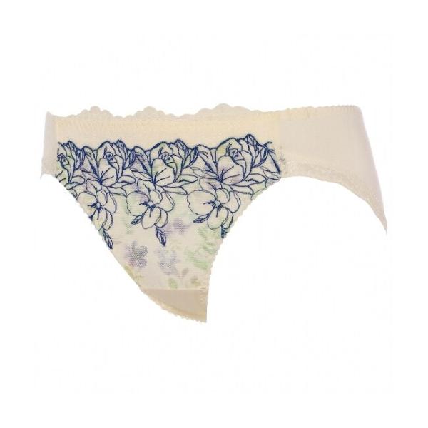 型番：10223739ブランド：アモスタイル バイ トリンプ商品名：レギュラーショーツ ハーバルガーデン 1499カラー：M015ホワイト/M009グリーン/M014ブラック/M021パープル