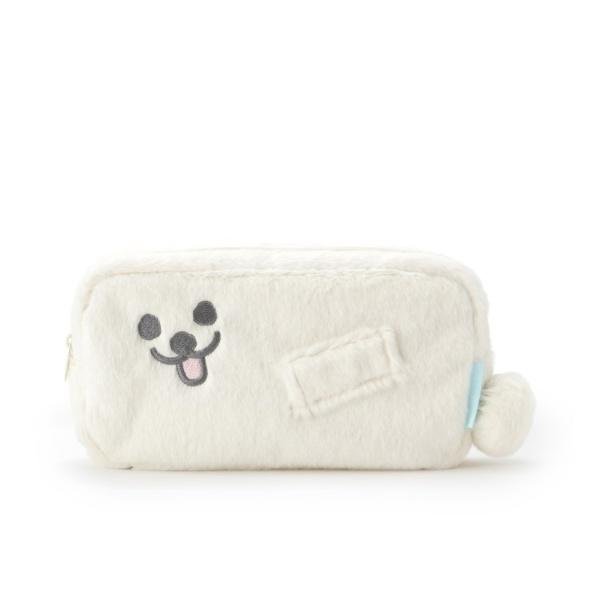 型番：32012039ブランド：ピンクラテ商品名：どうぶつペンポーチカラー：ホワイト（００１）/ライトベージュ（０５１）/パープル（０８１）