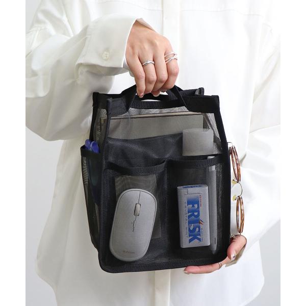 型番：1211-227-6ブランド：ティーエスエル商品名：【バッグインバッグ / 軽量 / スパ / WEB限定】メッシュバッグインバッグ縦型中カラー：グレー/ブラック/グレージュ/ピンク/ライトブルー