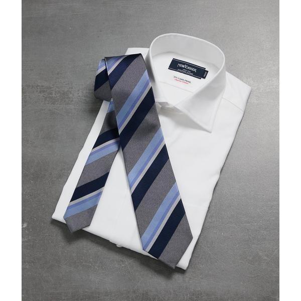 型番：202515905058ブランド：ニューヨーカー商品名：シャンブレーマルチストライプ ネクタイカラー：グレー/ワイン/グリーン/ネイビー