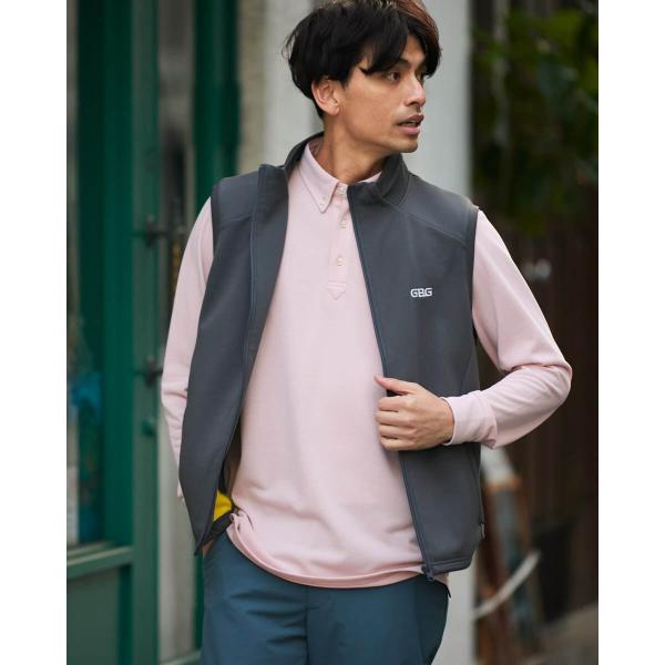 型番：312R2402ブランド：ゴールデンベア商品名：GBG ベスト　【GBGOLF】カラー：グレー/ネイビー