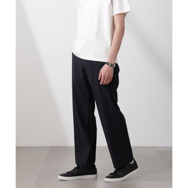 型番：6685129203ブランド：ナノユニバース商品名：「N TROUSERS BASIC」トロピカルストレッチストレートパンツ（セットアップ可カラー：チャコール3/D.ネイビー1