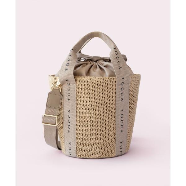 型番：BOTZGM0743ブランド：トッカ商品名：【WEB＆一部店舗限定】DANCING TOCCA SUMMER TOTE かごバッグカラー：アイボリー系/ブラック系/[新色]グレージュ系