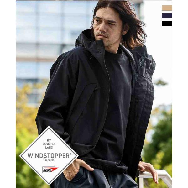 型番：POO-25004ブランド：プラスフェニックス商品名：+phenix  フューズドフラップジャケット WINDSTOPPER(R)カラー：black/navy/beige/khaki