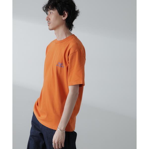 型番：6704124046ブランド：ナノユニバース商品名：Walk in Paris／Le T-shirt mandarine brodeカラー：オレンジ