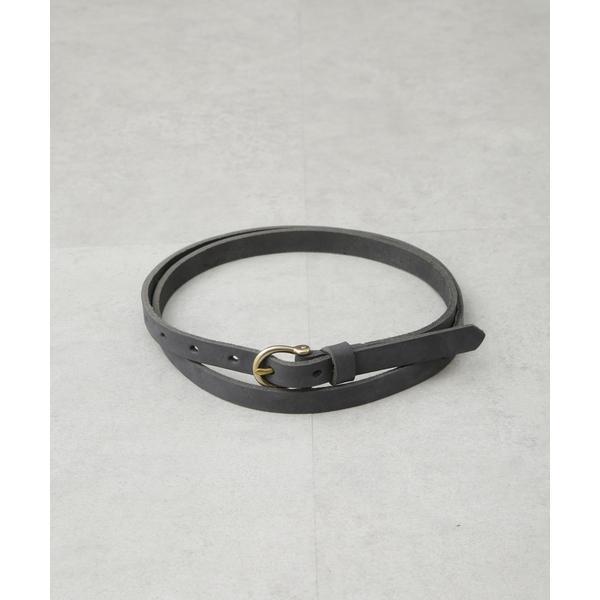 型番：6705150007ブランド：ナノユニバース商品名：Martin Faizey／0.5 inch Shackle Belt_Nubuckカラー：ブラック/ベージュ