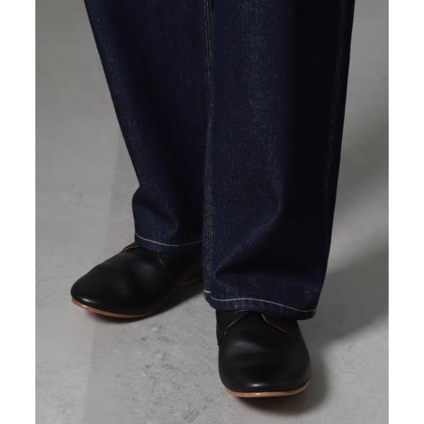 型番：6704233039ブランド：ナノユニバース商品名：ARCOLLETTA PADRONE／別注 外羽根レザーダンスシューズ プレーントゥカラー：ブラック