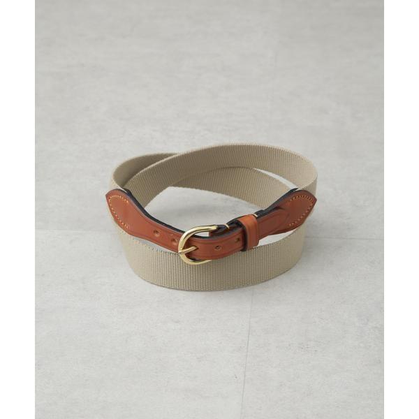 型番：6705150009ブランド：ナノユニバース商品名：Martin Faizey／Breedon End Webbing Beltカラー：ブラウン