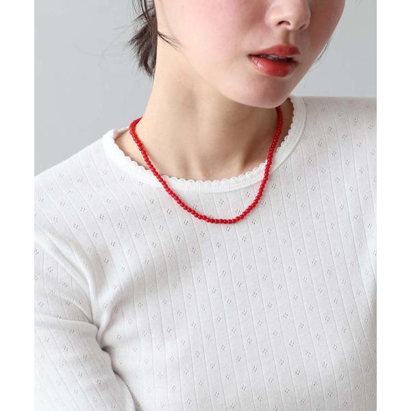 型番：10-9860ブランド：ブルーイースト商品名：ミニビーズネックレスカラー：ブラック/レッド/ホワイト