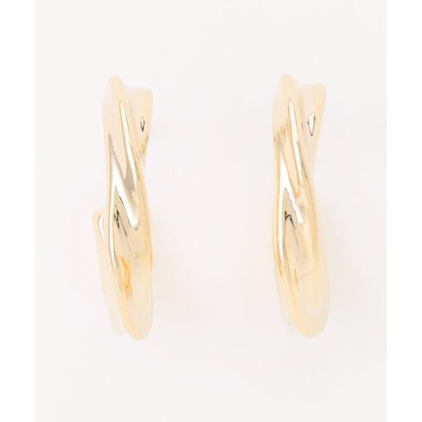 型番：ZZZ2GS0200ブランド：エニィ商品名：【WEB限定】ツイストフープピアス(両耳用)カラー：ライトゴールド/シルバー