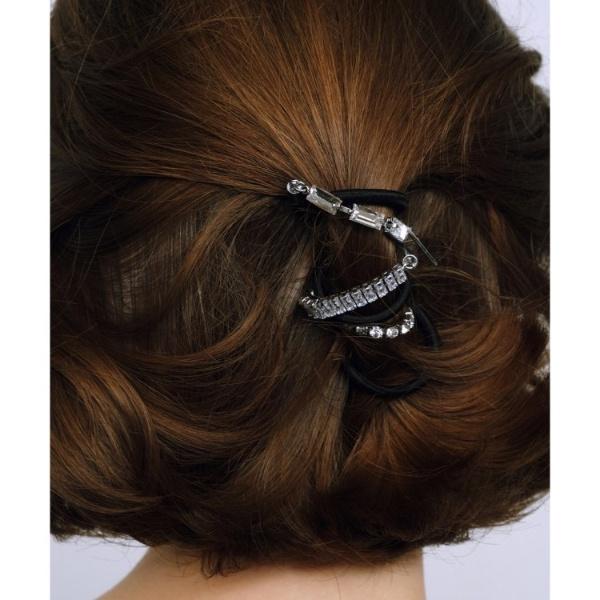 型番：R9902124ブランド：コードエー商品名：◆heyep｜Rhinestone Hair Ties 3 Piece Setカラー：シルバー（００６）