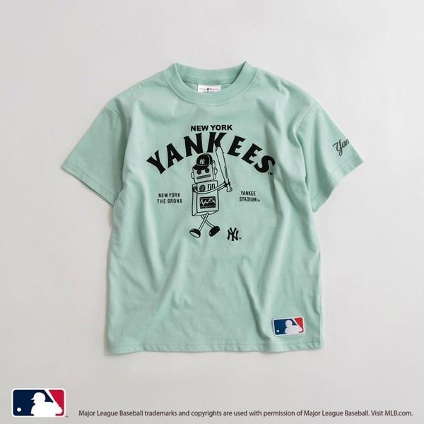 型番：11-5506-516ブランド：ブランシェス商品名：【MLB/Major League Baseball】アソート半袖Tシャツカラー：サックス/ブラウン/ライトグリーン