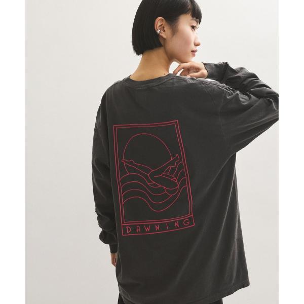型番：EUM45090ブランド：アダムエロペ商品名：【DAWNING(ドーニング)】OG LOGO LS TEEカラー：チャコール/シロメイン
