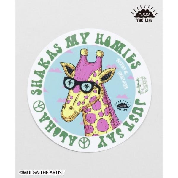 型番：4JDP5102-2025ブランド：カヒコ商品名：【カヒコ】【MULGA THE LIFE】ラウンドステッカーカラー：グリーン/ブルー/パープル/オレンジ