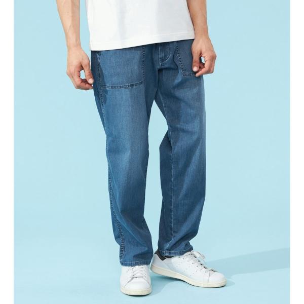 型番：WM5933-0003ブランド：ラングラー商品名：【涼】清涼素材 ベイカーイージーパンツカラー：インディゴブルー/淡色ブルー/中色ブルー/ヒッコリー/ブラック