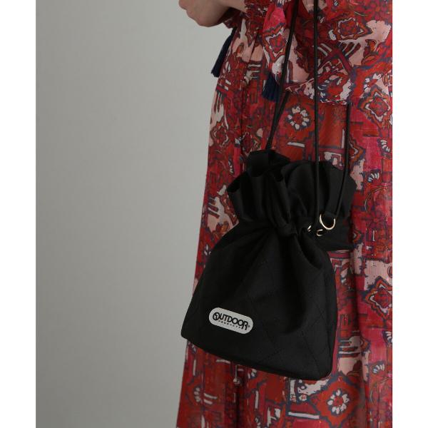 型番：212242053020ブランド：ローズバッド商品名：(OUTDOOR PRODUCTS)＜ROSE BUD別注＞フリルチェーンショルダーバッグカラー：BLUE/BLACK