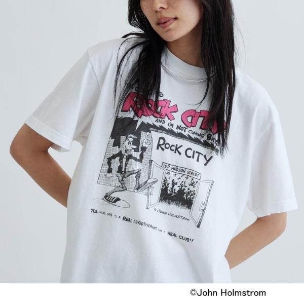 型番：68812007ブランド：ギャレスト商品名：【GOOD ROCK SPEED×JOHN HOLMSTROM】ROCK CITY T−SHIRTカラー：ホワイト（００１）