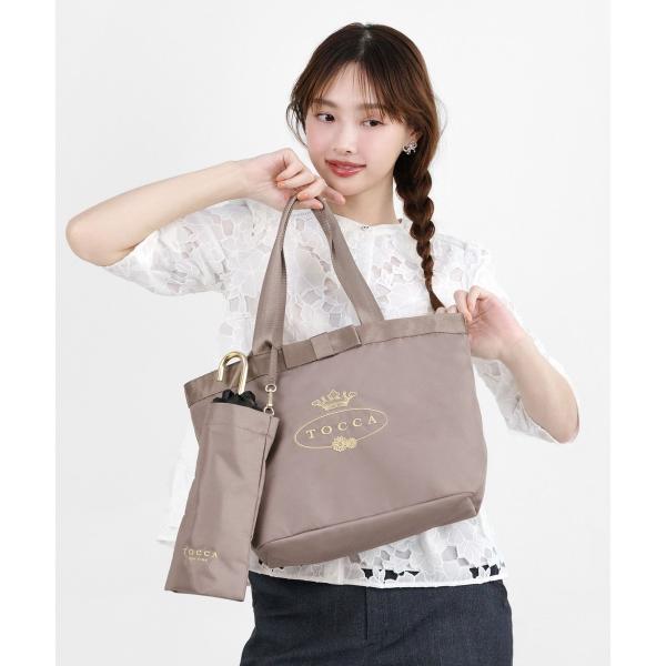 型番：BOTZGM0580ブランド：トッカ商品名：【A4サイズ対応・サスティナブル素材】LOGO RAIN 2SET BAG バッグカラー：ブラック系/ベージュ系