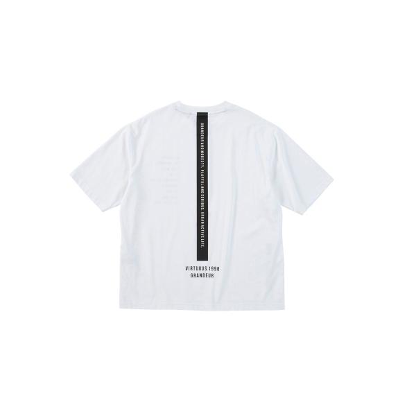 型番：Y35BMV007ブランド：バーチャス商品名：【VIRTUOUS/バーチャス】冷感天竺バックラインＴシャツカラー：ホワイト/カーキ/ブラック