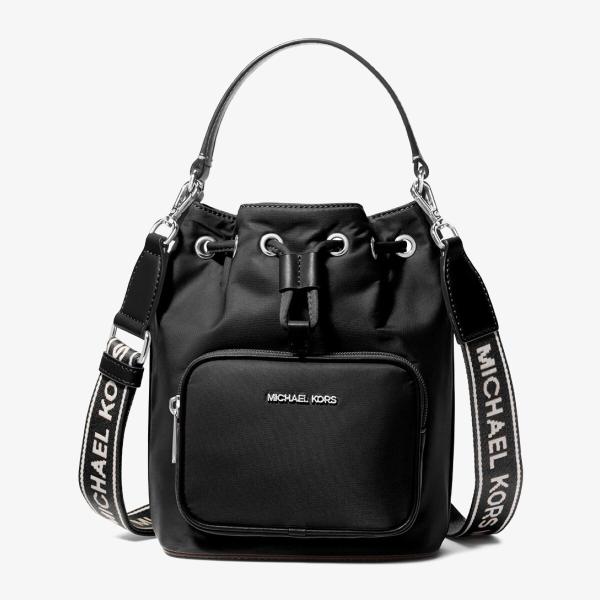 型番：35T5S5FM1C1ブランド：マイケル・コース商品名：KHAI ナイロン バケット バッグ スモールカラー：ブラック