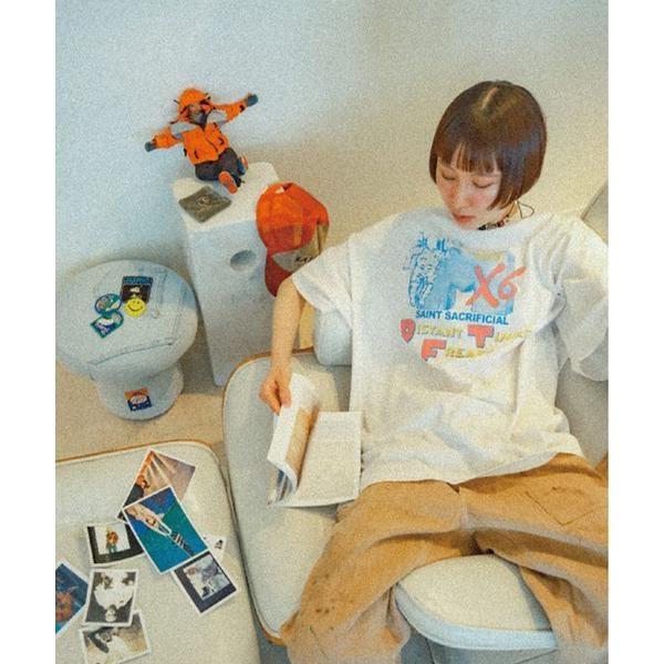 型番：7875134395ブランド：ロイヤルフラッシュ商品名：SAINT MICHAEL／セントマイケル／ASTRO SW_SS TEEカラー：ホワイト