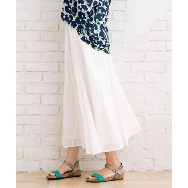 型番：33141530ブランド：サブストリート商品名：【大きいサイズ】 15号(3L) INDESIGN 【オーガニックコットン】フレアハギスカートカラー：オフホワイト(01)/ピンク(31)/ネイビー(40)