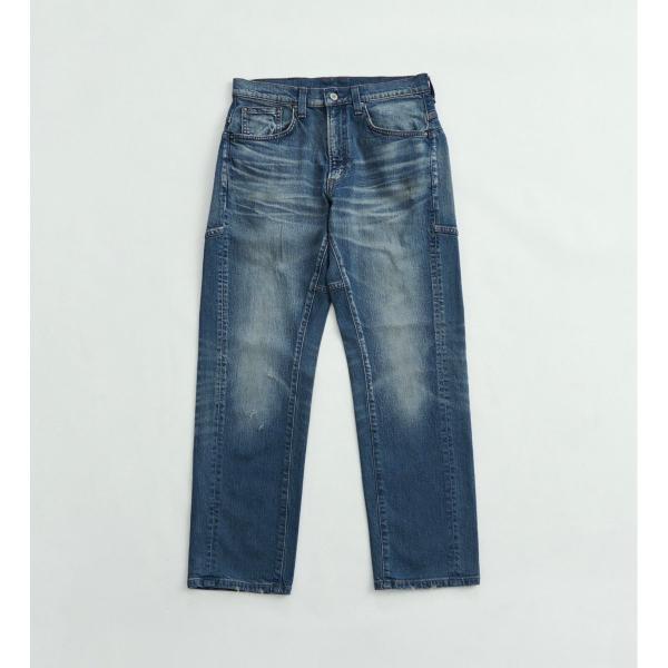 型番：EDI04-0001ブランド：エドウィン商品名：DISRUPTION ジッパールーズ ジーンズ デニムパンツカラー：中色ブルー/濃色ブルー