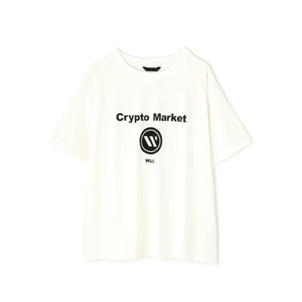 型番：7845134482ブランド：エルエイチピー商品名：WHITELAND／ホワイトランド／CRYPTO MARKET TEEカラー：ホワイト