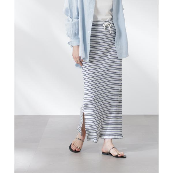 型番：6715130007ブランド：ナノユニバース商品名：RITA ROW／DURAZNO SKIRTカラー：ブルー