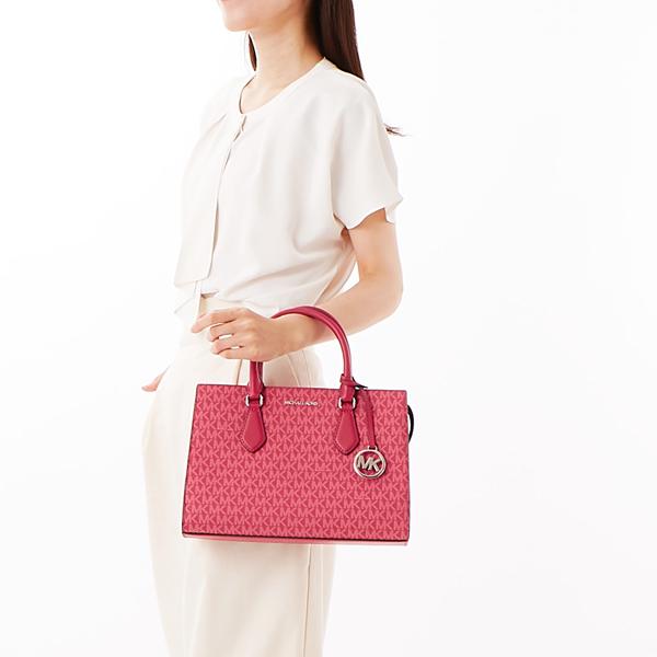 型番：35T5S6HS3B2699ブランド：マイケル・コース商品名：SHEILA サッチェル ミディアム - MKシグネチャーカラー：ダークラズベリー