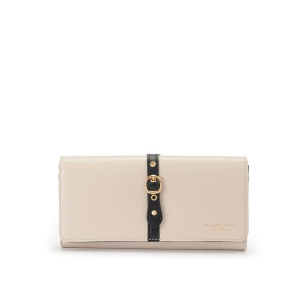 型番：00122420245262ブランド：サマンサタバサプチチョイス商品名：フロントベルト 長財布カラー：グレー/オフホワイト/ピンク/ベージュ/グリーン/ブラック/ネイビー