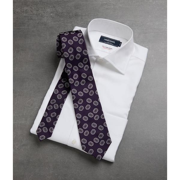 型番：202515905092ブランド：ニューヨーカー商品名：Fossati ランダムサークル ネクタイカラー：パープル