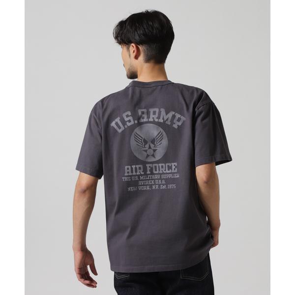 型番：7835134051ブランド：アヴィレックス商品名：MIL. STENCIL T-SHIRT US ARMY AIR FORCE ／ ステンシル 半袖Tカラー：ブラック/オリーブ/ナチュラル4