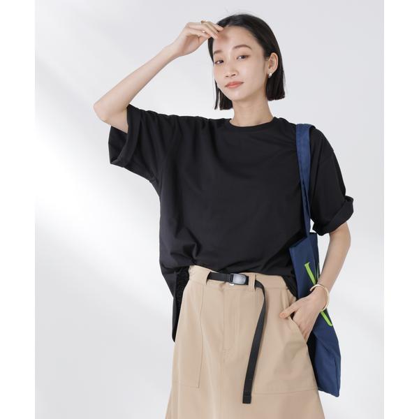 型番：6735124319ブランド：ナノユニバース商品名：STORATECH 機能素材ラウンドヘムTシャツカラー：ブラック/ホワイト/ベージュ