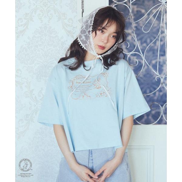 型番：01000723000ブランド：アースミュージック＆エコロジー商品名：PeterRabbit(TM)／earth フルーツmixＴカラー：オフホワイト/サックスブルー