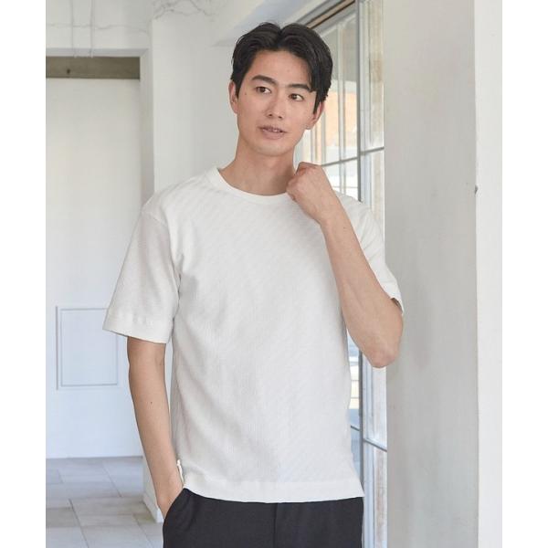 型番：M0852UTS406ブランド：ユニオンステーション商品名：リンクスJQD シェブロン柄Tカラー：ホワイト/ネイビー/ピンク/ライトグレー