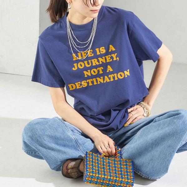 型番：312321016ブランド：シップス商品名：【SHIPS別注】Odub:〈手洗い可能〉プリント TEEカラー：ホワイト/イエロー/ネイビー