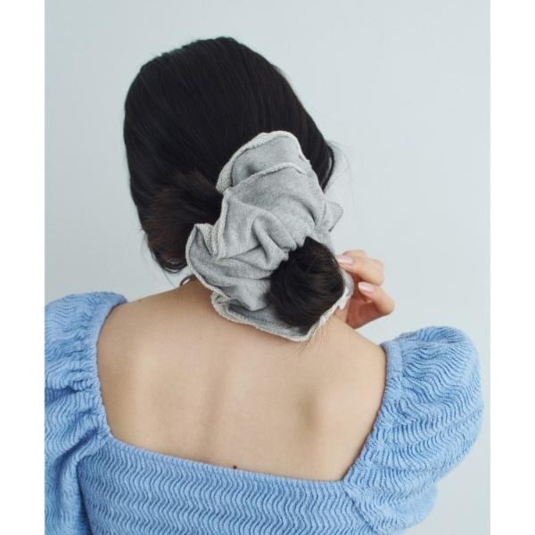 型番：R9902144ブランド：コードエー商品名：heyep｜Sweat Fabric Scrunchie−Mediumカラー：ブラック（０１９）/グレー（０１２）