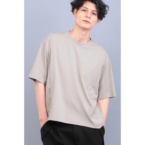 型番：2002132ブランド：トルネードマート商品名：R by TORNADO MART∴スラッシュカットルーズTシャツカラー：ブラック/ホワイト/ベージュ