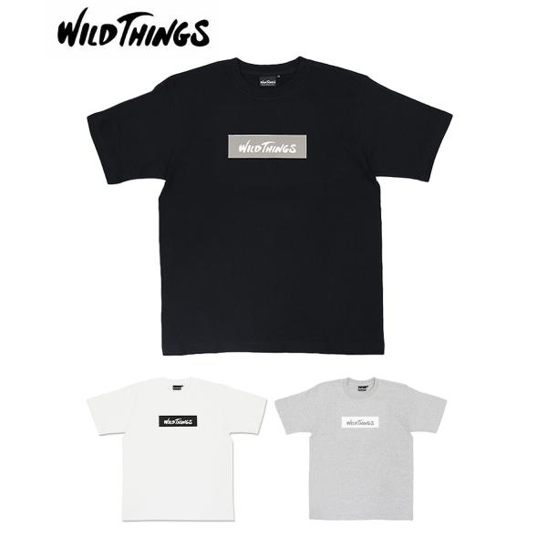 型番：wts505wt25069kブランド：スタイライズ商品名：【WILD THINGS】BOX LOGO TEE (ボックスロゴティー) / 3カラーカラー：ブラック/ホワイト/グレー