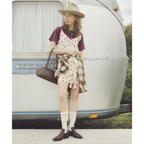 型番：202252041006ブランド：ローズバッド商品名：FLOWER PRINT DRESSカラー：BLACK/BEIGE