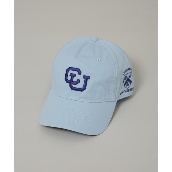 型番：6725139010ブランド：ナノユニバース商品名：COLUMBIA UNIVERSITY／COLUMBIA UNV TWILL WASHED CAPカラー：ホワイト/L.ブルー1