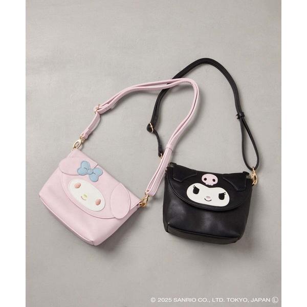 型番：KG5JA01044ブランド：アー・ヴェ・ヴェ商品名：【数量限定】[KIDS]［マイメロディ／クロミ］お顔ショルダーバッグカラー：ピンク/ブラック